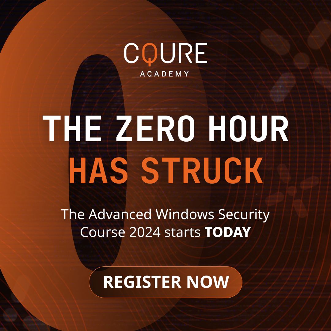 CQURE Academy on LinkedIn: Advanced Windows Security Course for 2024 CQURE Academy on LinkedIn: Advanced Windows Security Course for 2024