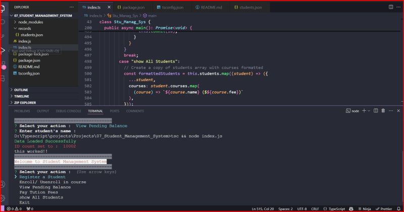 Muhammad Anas on LinkedIn: #typescript #piaic #studentmanagementsystem ... Muhammad Anas on LinkedIn: #typescript #piaic #studentmanagementsystem ...