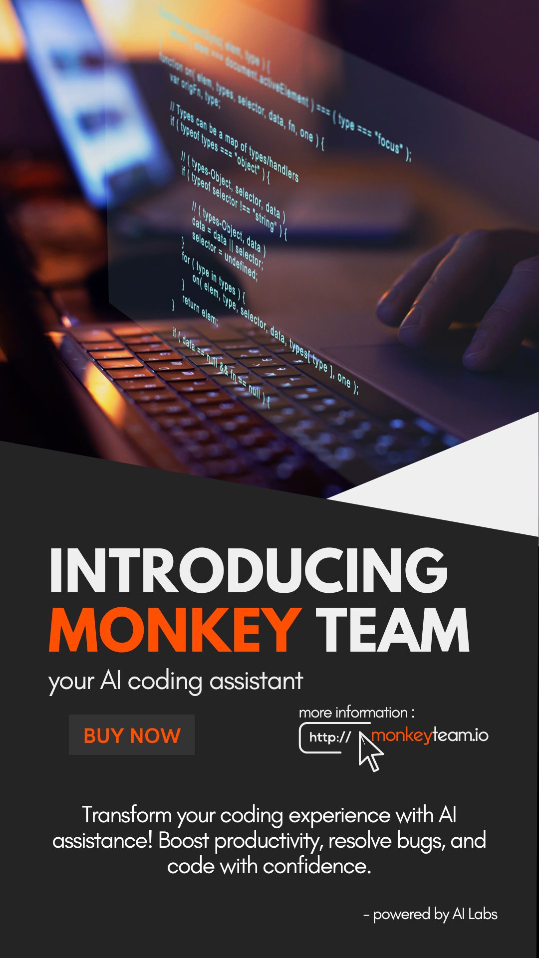 Join the MonkeyTeam coding revolution! | AI Labss posted on the topic ... Join the MonkeyTeam coding revolution! | AI Labss posted on the topic ...
