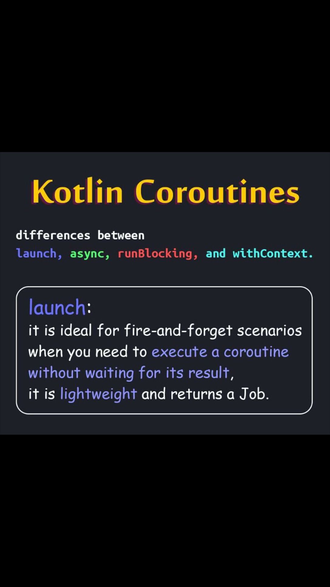 Mostafa Shiri on LinkedIn: the differences between launch, async ... Mostafa Shiri on LinkedIn: the differences between launch, async ...