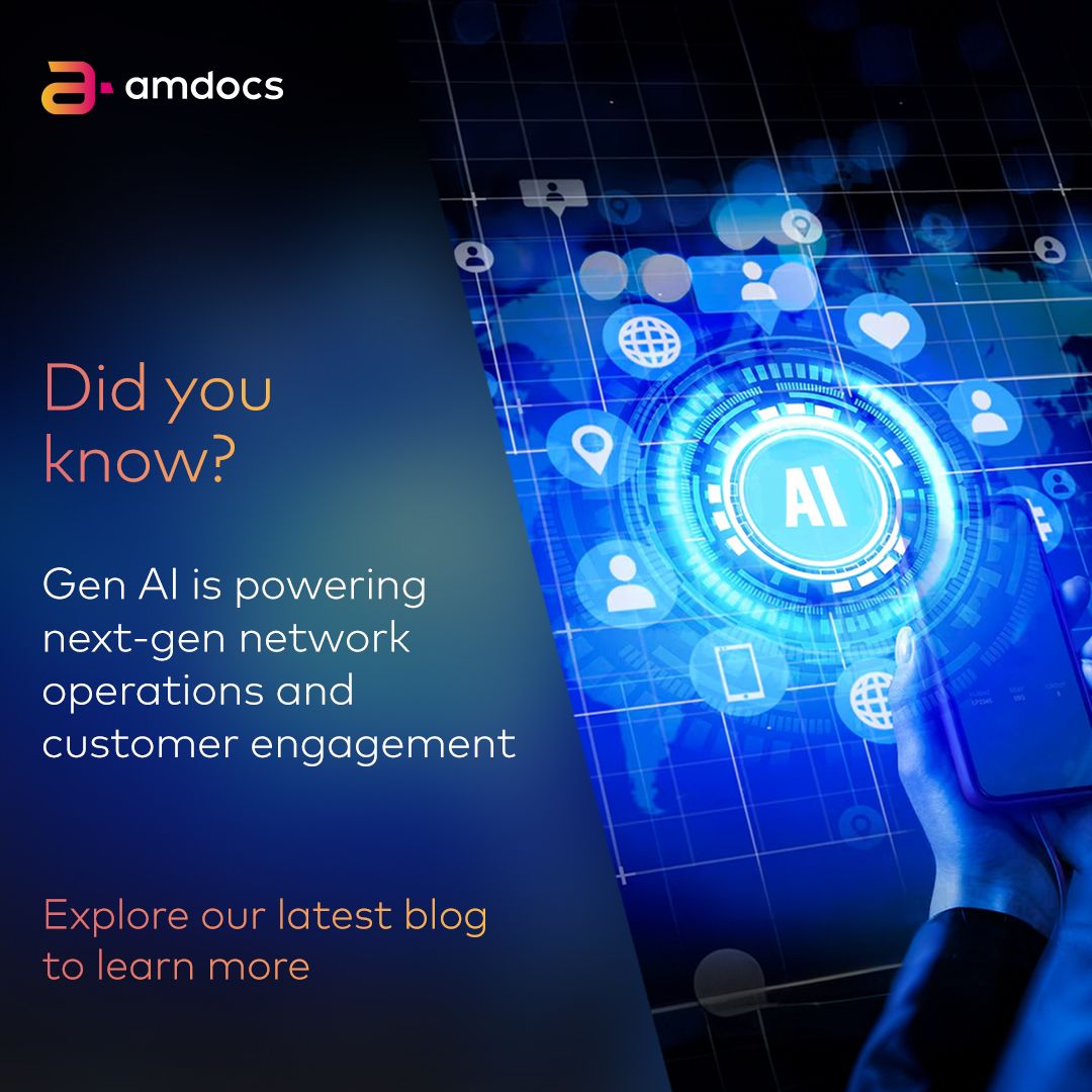 Amdocs on LinkedIn: #genai #ai #network #telecom #liveamazingdoamazing ... Amdocs on LinkedIn: #genai #ai #network #telecom #liveamazingdoamazing ...