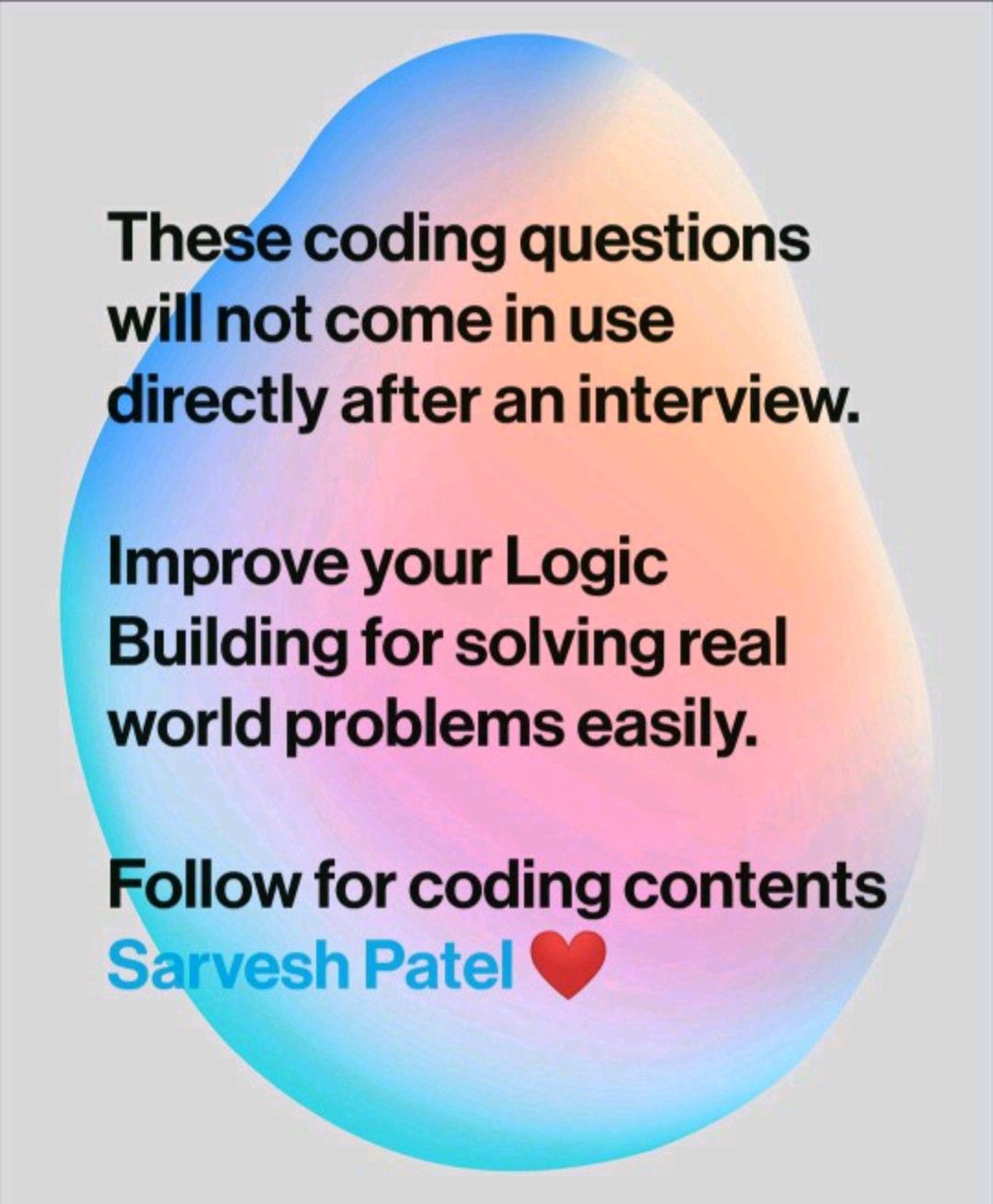 Sarvesh Patel on LinkedIn: #coding #programming #tech #coder # ... Sarvesh Patel on LinkedIn: #coding #programming #tech #coder # ...