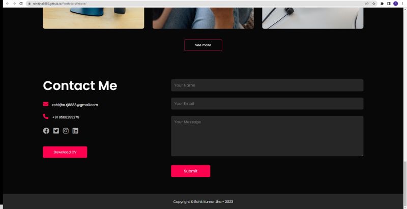 Rohit Kumar Jha on LinkedIn: #javascript #css #html Rohit Kumar Jha on LinkedIn: #javascript #css #html
