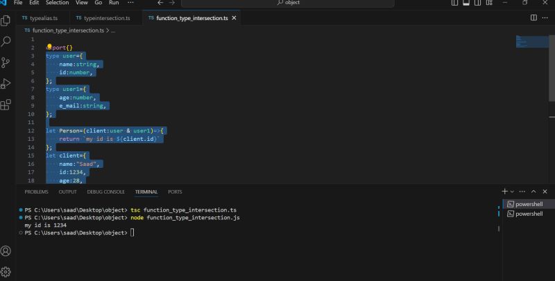 How to use TypeScript's type intersection feature | Saad Munawar posted ... How to use TypeScript's type intersection feature | Saad Munawar posted ...