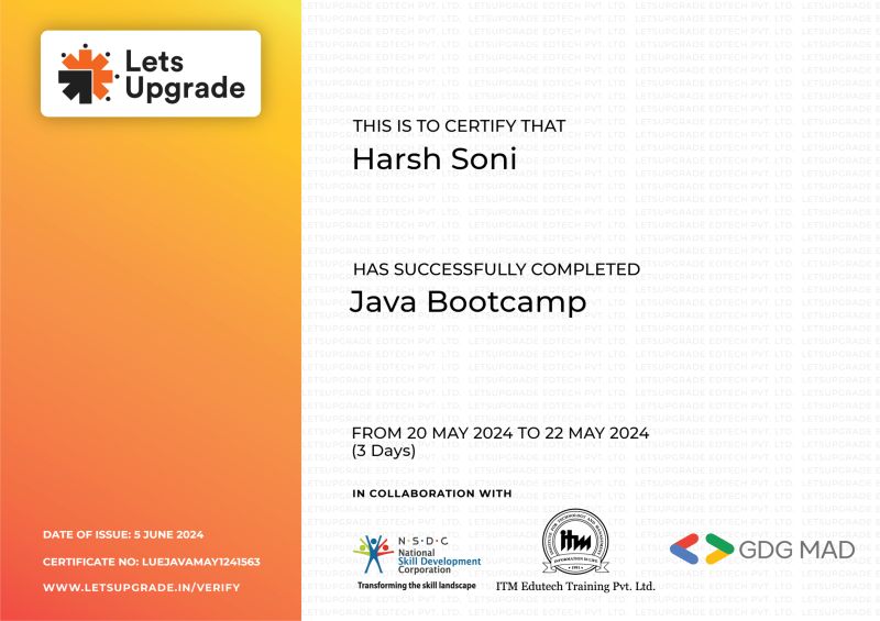 Harsh Soni on LinkedIn: #javaprogramming #java #oops Harsh Soni on LinkedIn: #javaprogramming #java #oops