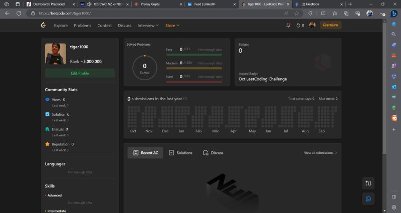 Aditya Bakshi on LinkedIn: Just I created new Leet code tiger1000 I ... Aditya Bakshi on LinkedIn: Just I created new Leet code tiger1000 I ...