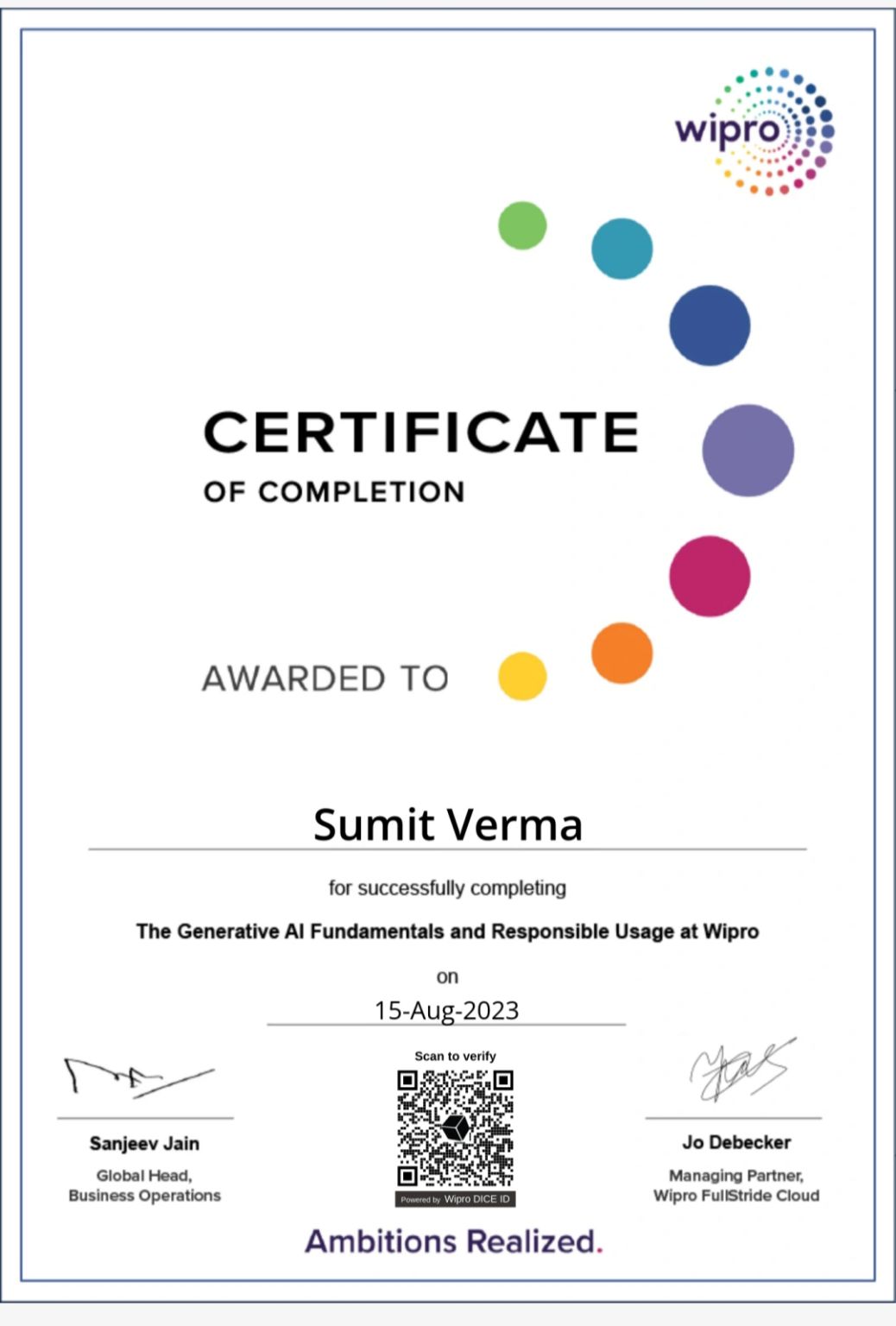 Sumit Verma on LinkedIn: Successfully completed GenAI Fundamentals Sumit Verma on LinkedIn: Successfully completed GenAI Fundamentals
