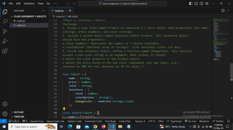 Saniya Kanwal on LinkedIn: #coding #typescript #codingjourney #object Saniya Kanwal on LinkedIn: #coding #typescript #codingjourney #object