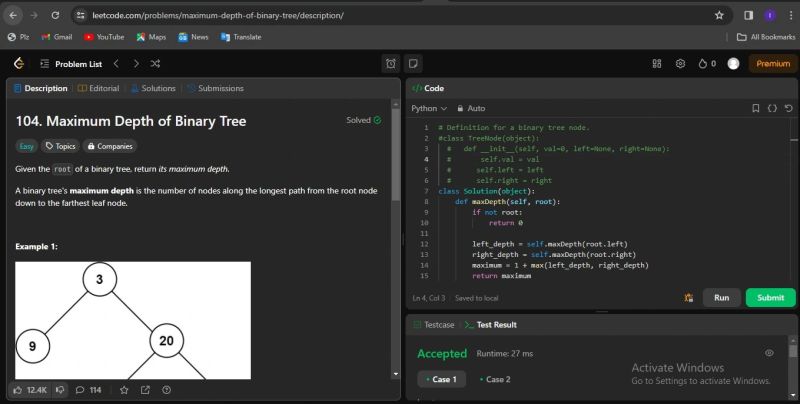 Ibtesam Chaichee on LinkedIn: #leetcodeproblems #leetcode #dsa #day9 # ... Ibtesam Chaichee on LinkedIn: #leetcodeproblems #leetcode #dsa #day9 # ...