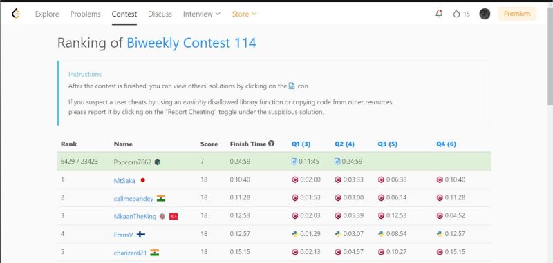 Harsh Prajapati on LinkedIn: #programming #leetcode #contest Harsh Prajapati on LinkedIn: #programming #leetcode #contest