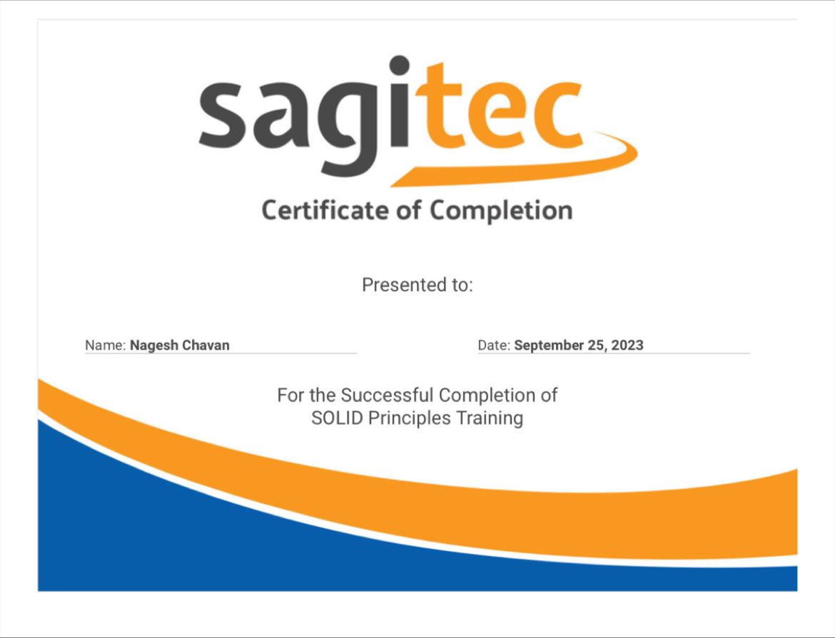 Nagesh Chavan on LinkedIn: #solidprinciples #softwaredevelopment # ... Nagesh Chavan on LinkedIn: #solidprinciples #softwaredevelopment # ...