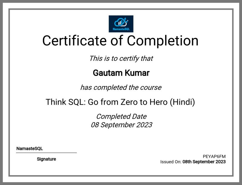 Gautam Kumar on LinkedIn: #keeplearningkeepgrowing Gautam Kumar on LinkedIn: #keeplearningkeepgrowing