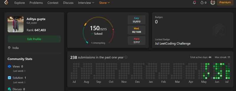 Aditya Gupta on LinkedIn: #java #coding #leetcode #problemsolving # ... Aditya Gupta on LinkedIn: #java #coding #leetcode #problemsolving # ...