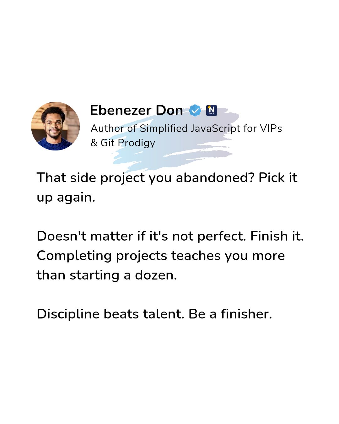Ebenezer Don on LinkedIn: #programming #softwareengineering #javascript ... Ebenezer Don on LinkedIn: #programming #softwareengineering #javascript ...