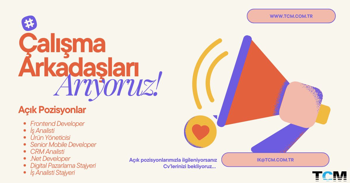TCM Bilisim ve Danismanlik Hizmetleri LinkedIn‘de: #işilanı #btişilanı ... TCM Bilisim ve Danismanlik Hizmetleri LinkedIn‘de: #işilanı #btişilanı ...
