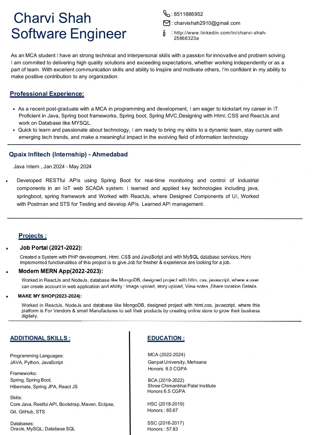 HIMANSHU KATELIYA on LinkedIn: #javadeveloper #springboot #hibernate # ... HIMANSHU KATELIYA on LinkedIn: #javadeveloper #springboot #hibernate # ...