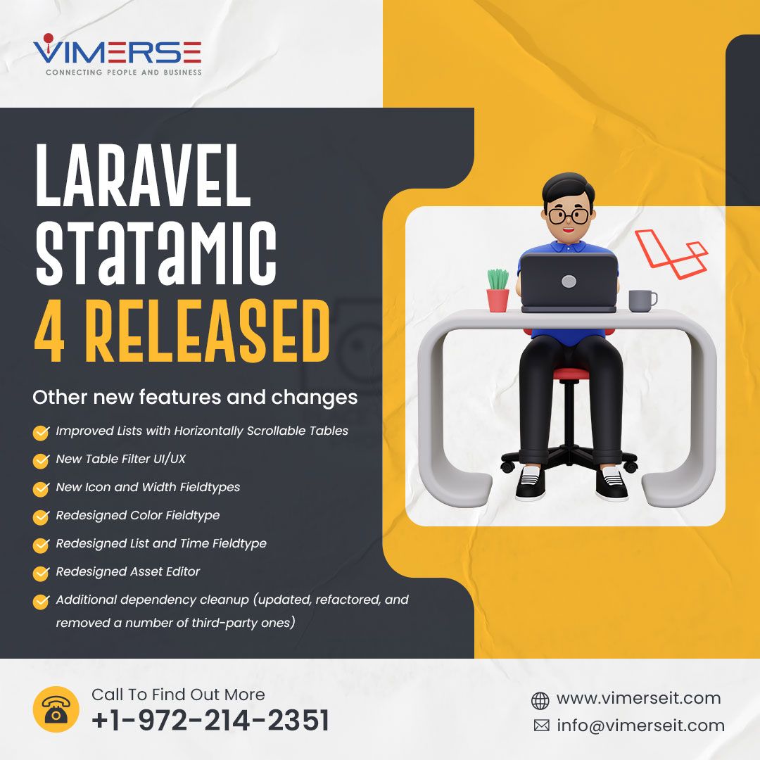 Vimerse InfoTech Inc on LinkedIn: #laravelframework #developers # ... Vimerse InfoTech Inc on LinkedIn: #laravelframework #developers # ...