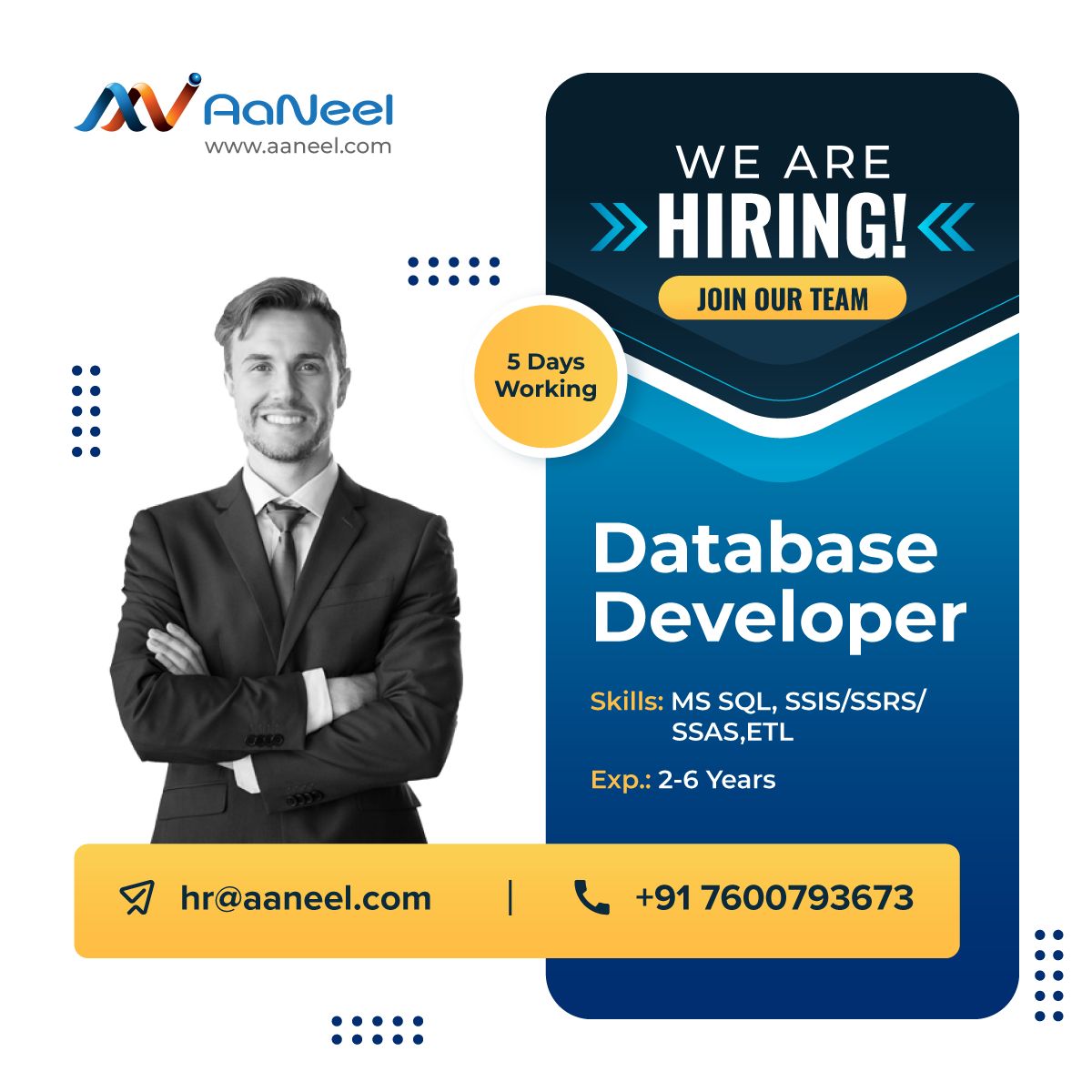 AaNeel-India on LinkedIn: #aaneel #hiring #databasedeveloper #asap # ... AaNeel-India on LinkedIn: #aaneel #hiring #databasedeveloper #asap # ...