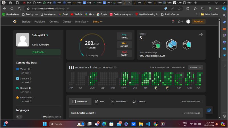 Subhojit Mahato on LinkedIn: #leetcode #codingjourney #milestone # ... Subhojit Mahato on LinkedIn: #leetcode #codingjourney #milestone # ...