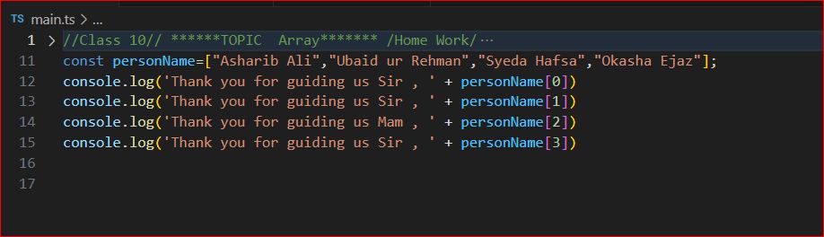 Hooria Fatima on LinkedIn: #typescript #javascript Hooria Fatima on LinkedIn: #typescript #javascript