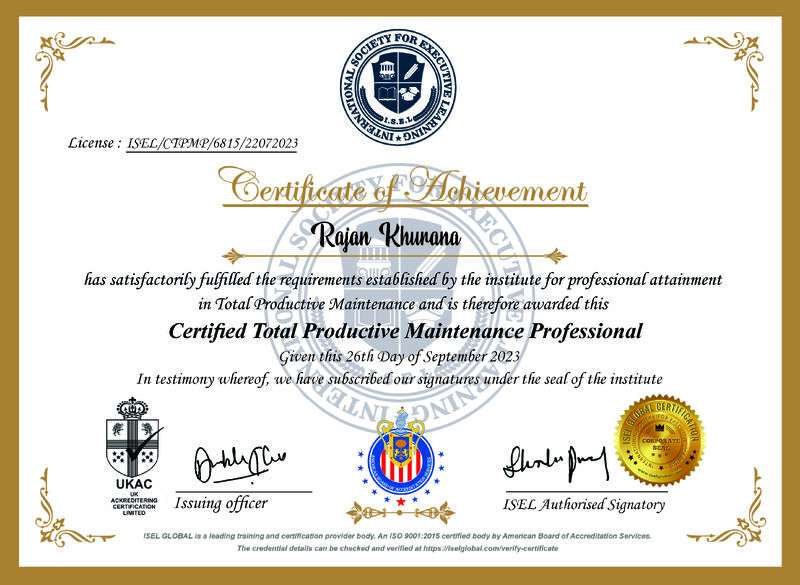 ISEL GLOBAL - Six Sigma Certification & PMP Certification Institute on ... ISEL GLOBAL - Six Sigma Certification & PMP Certification Institute on ...