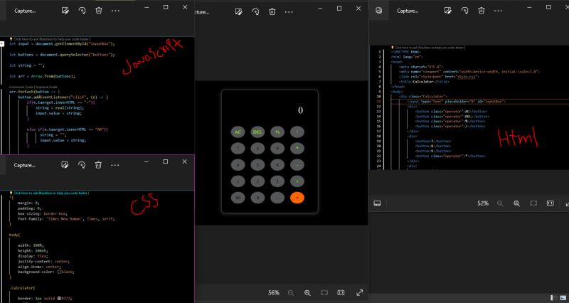 Alishba javed on LinkedIn: I create a calculator using HTML, CSS and ... Alishba javed on LinkedIn: I create a calculator using HTML, CSS and ...
