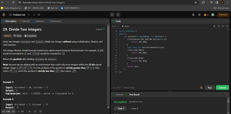 SURYA PRAKASH VAISHNAV on LinkedIn: #coding #dsa #programming ... SURYA PRAKASH VAISHNAV on LinkedIn: #coding #dsa #programming ...
