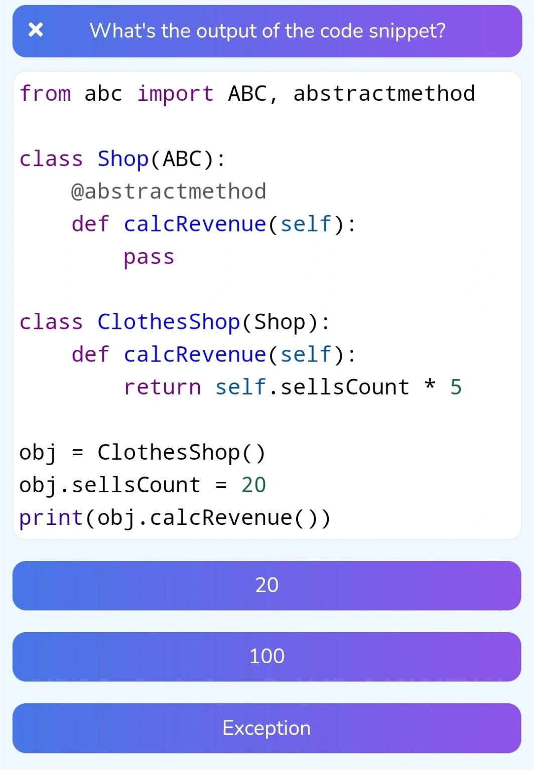 Python Coding on LinkedIn: Python Oops challenge Day - 21 What is the ... Python Coding on LinkedIn: Python Oops challenge Day - 21 What is the ...