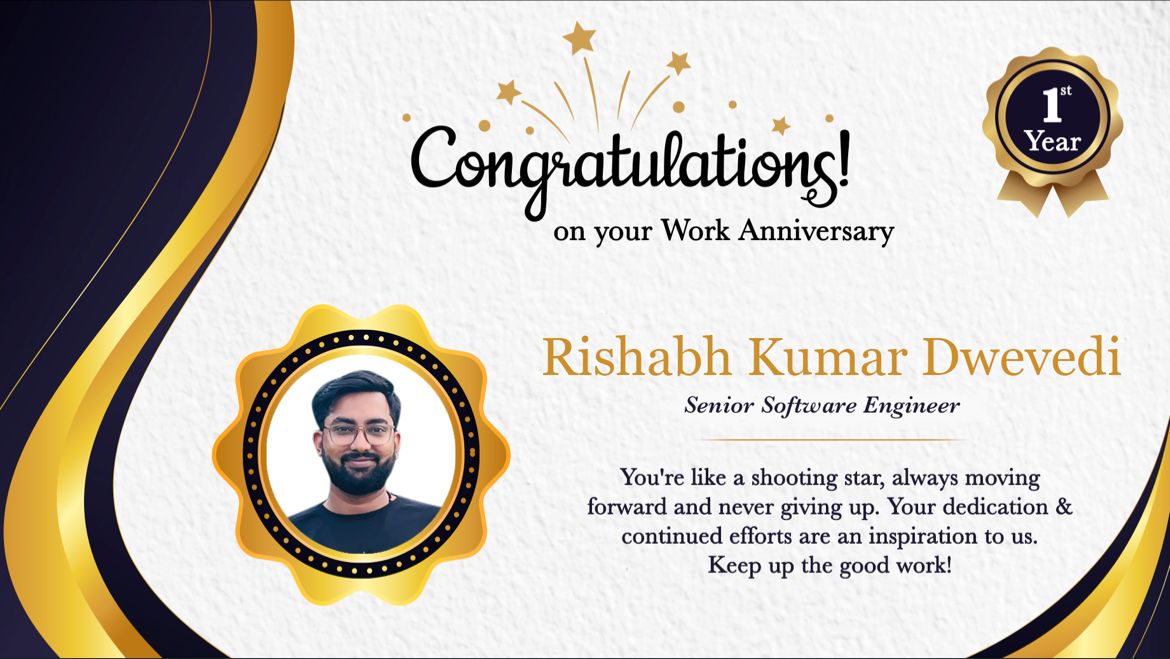 Rishabh Dwivedi on LinkedIn: #workmilestone Rishabh Dwivedi on LinkedIn: #workmilestone