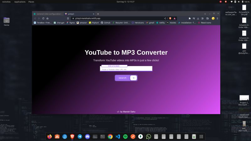 Manish Sahu on LinkedIn: Youtube to mp3 downloader ~ reactjs. project ... Manish Sahu on LinkedIn: Youtube to mp3 downloader ~ reactjs. project ...