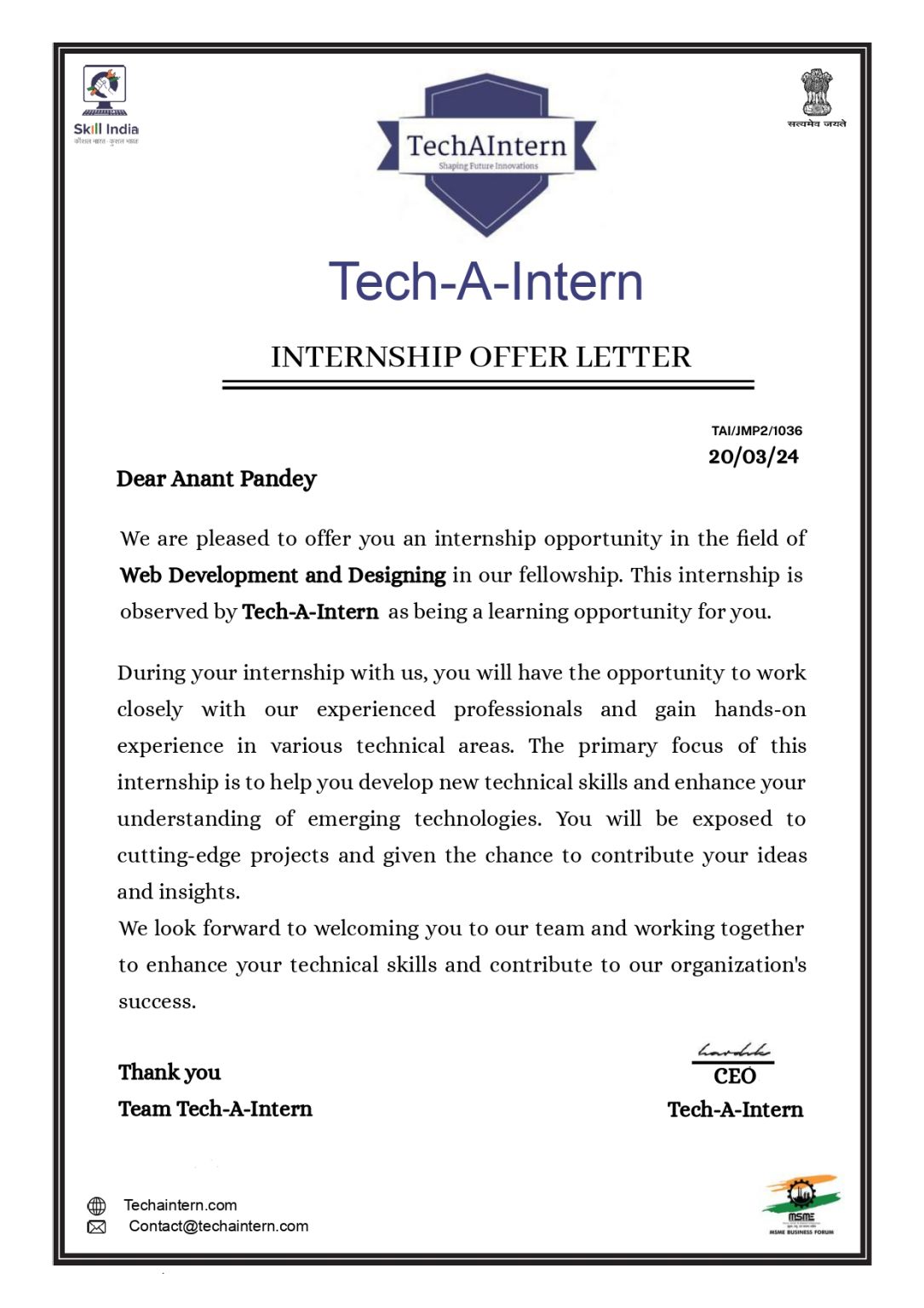 Anant Pandey on LinkedIn: #techaintern #webdevelopment #design #tech # ... Anant Pandey on LinkedIn: #techaintern #webdevelopment #design #tech # ...