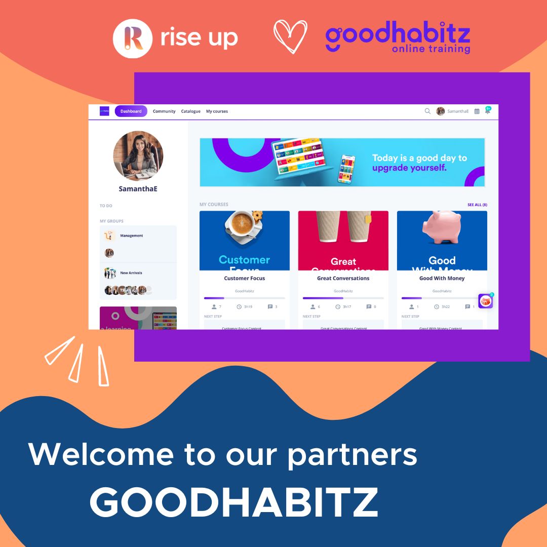 Rise Up on LinkedIn: #lxp #riseup #goodhabitz #learninganddevelopment Rise Up on LinkedIn: #lxp #riseup #goodhabitz #learninganddevelopment