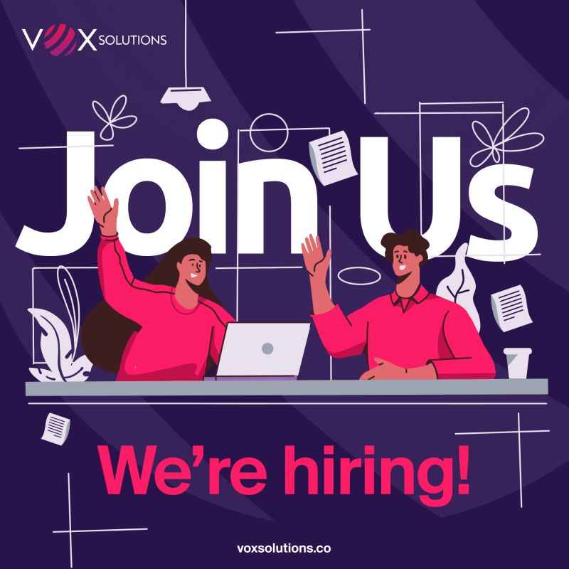 VOX SOLUTIONS on LinkedIn: #hiring #team #joinusnow #hiringnow # ... VOX SOLUTIONS on LinkedIn: #hiring #team #joinusnow #hiringnow # ...