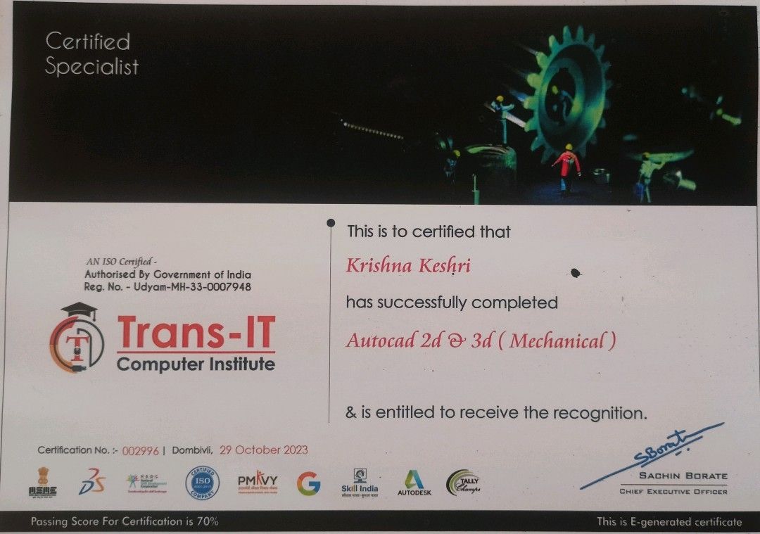 KRISHNA KUMAR KESHRI on LinkedIn: AutoCAD in mechanical KRISHNA KUMAR KESHRI on LinkedIn: AutoCAD in mechanical