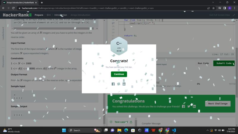 Aastik Mehta on LinkedIn: #hackerrank #cpp #programming #cplusplus # ... Aastik Mehta on LinkedIn: #hackerrank #cpp #programming #cplusplus # ...