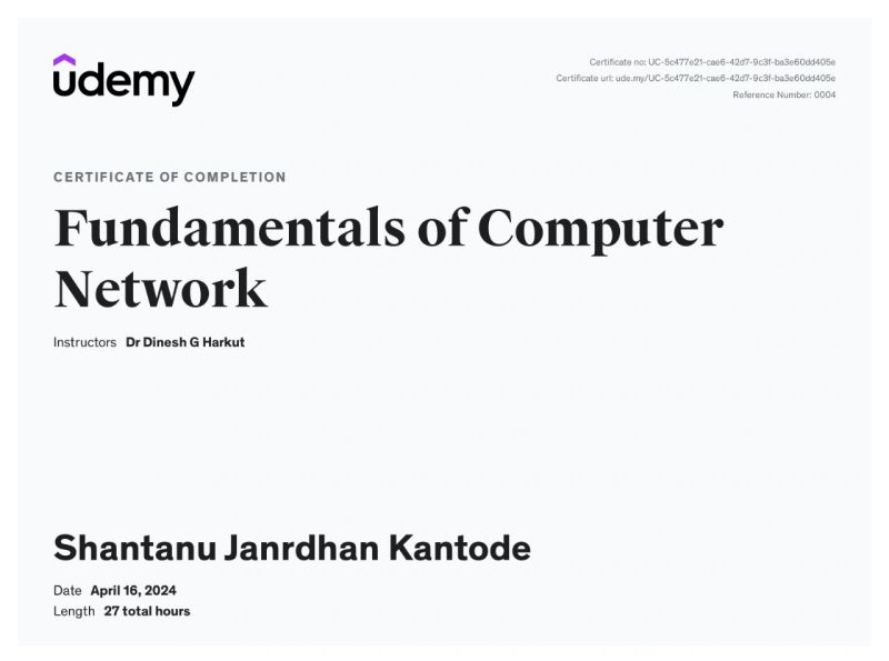 Shantanu Kantode on LinkedIn: #learning #skilldevelopment #udemy # ... Shantanu Kantode on LinkedIn: #learning #skilldevelopment #udemy # ...