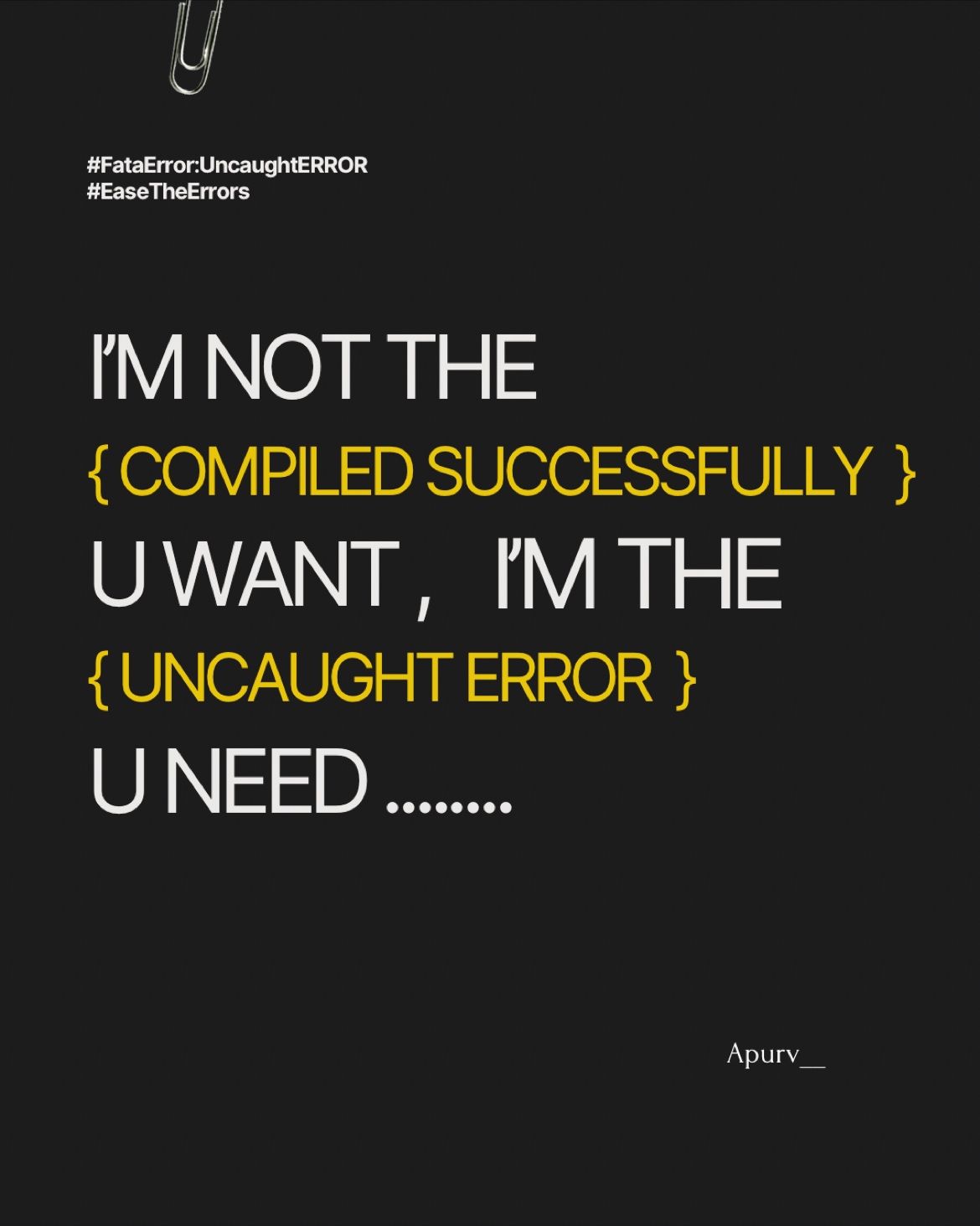 Apurva Kashyap on LinkedIn: #uknowifuknow__ #webdev Apurva Kashyap on LinkedIn: #uknowifuknow__ #webdev