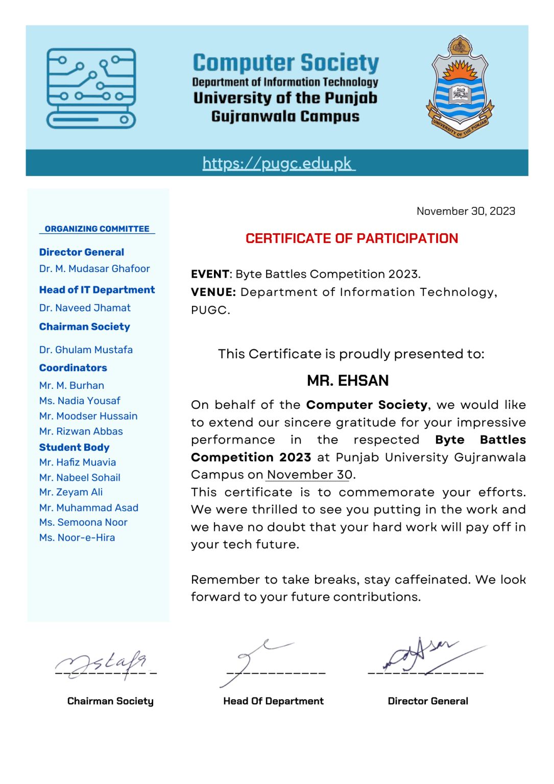 Ehsan Alahi on LinkedIn: #hackathonwinners #codingninjas #cplusplus Ehsan Alahi on LinkedIn: #hackathonwinners #codingninjas #cplusplus