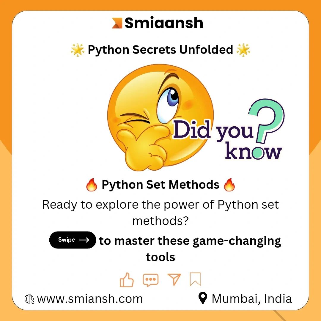Smiansh Technologies on LinkedIn: #python #pythonprogramming # ... Smiansh Technologies on LinkedIn: #python #pythonprogramming # ...