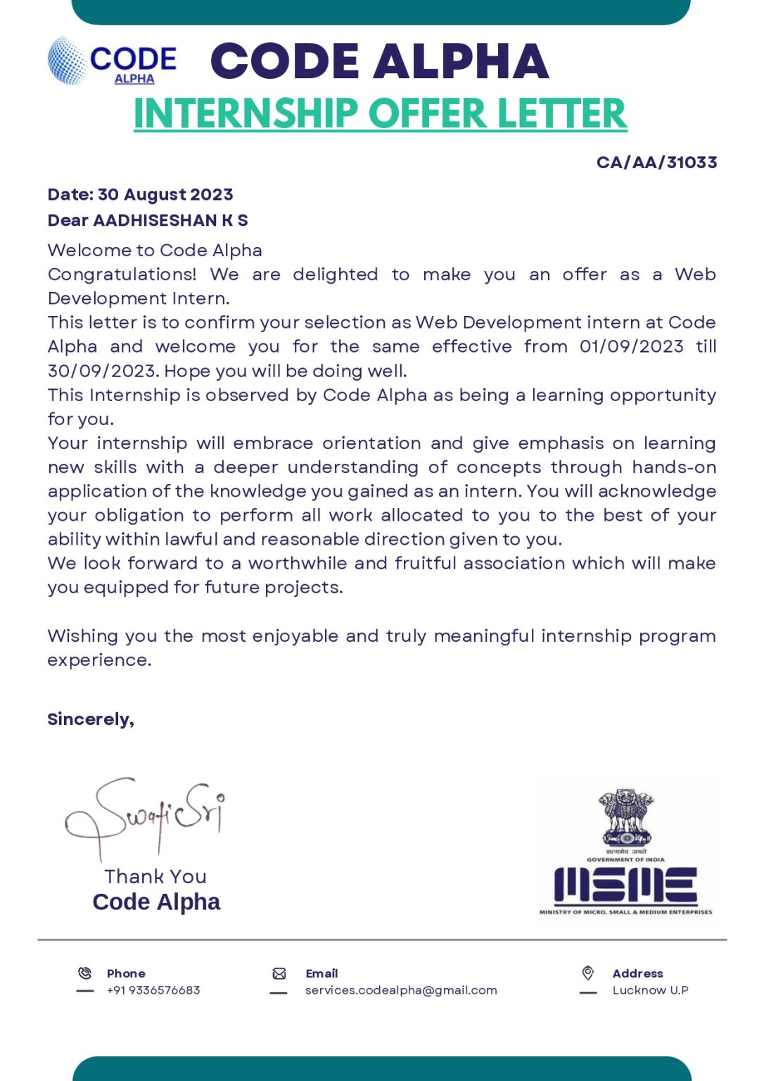 Nishant Karanjavkar on LinkedIn: #internship #codealpha #webdevelopment Nishant Karanjavkar on LinkedIn: #internship #codealpha #webdevelopment