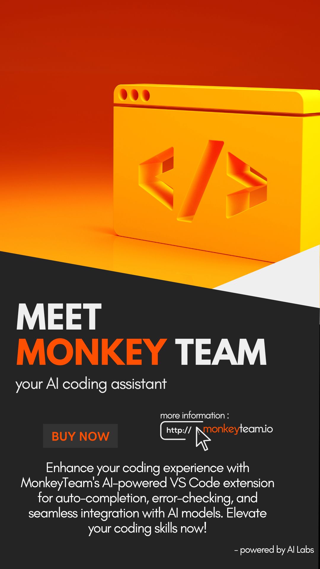AI Labss on LinkedIn: #monkeyteam #codingrevolution #ai #futureofcoding AI Labss on LinkedIn: #monkeyteam #codingrevolution #ai #futureofcoding