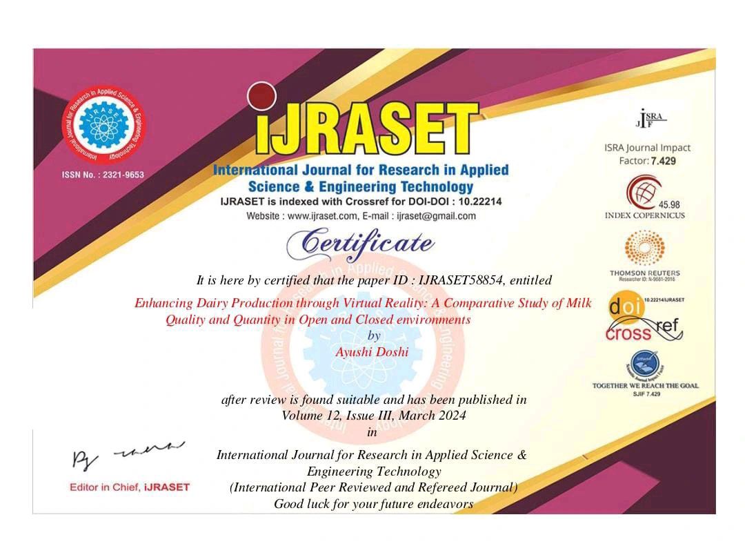 Ayushi Doshi on LinkedIn: #research #publication #academicachievement Ayushi Doshi on LinkedIn: #research #publication #academicachievement