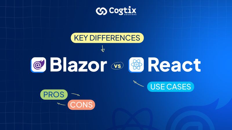 Cogtix on LinkedIn: Blazor vs. React: Key Differences, Pros, Cons, and ... Cogtix on LinkedIn: Blazor vs. React: Key Differences, Pros, Cons, and ...