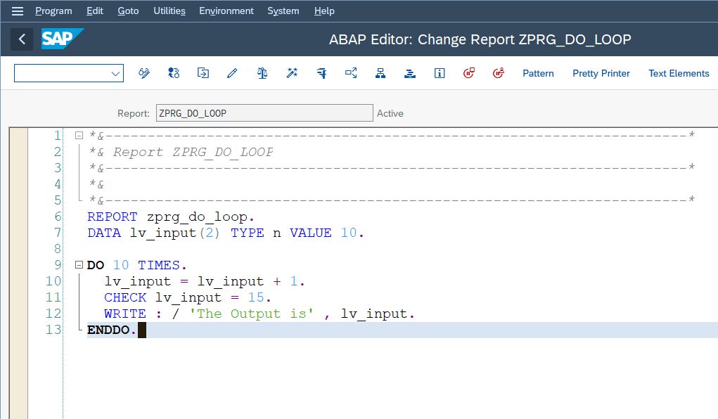 Mohamed Mohamed on LinkedIn: SAP ABAP Programming - Loop - DO Loop Project… Mohamed Mohamed on LinkedIn: SAP ABAP Programming - Loop - DO Loop Project…