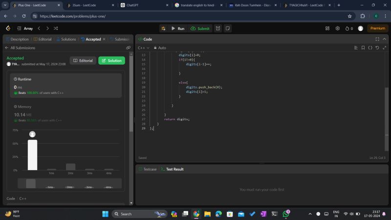 Chhavi Tyagi on LinkedIn: #coding #array #leetcode #datastructures # ... Chhavi Tyagi on LinkedIn: #coding #array #leetcode #datastructures # ...