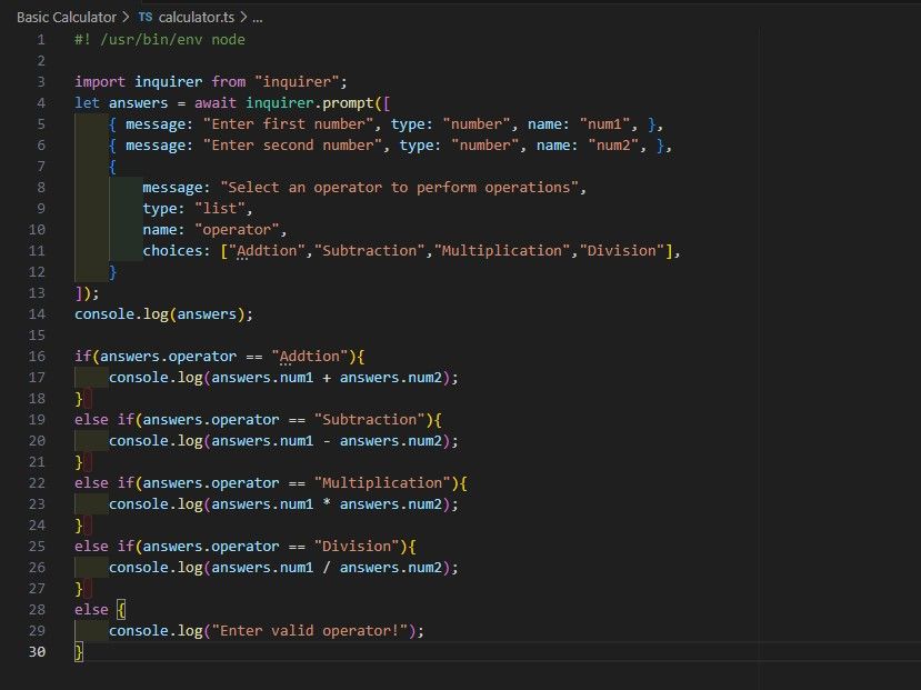 Abdullah khan on LinkedIn: #nodejs #javascript #commandline #calculator ... Abdullah khan on LinkedIn: #nodejs #javascript #commandline #calculator ...