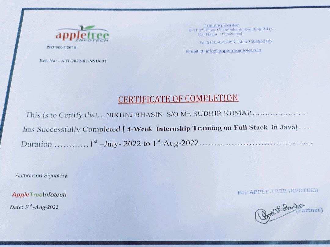 Nikunj Bhasin on LinkedIn: #javafullstackdeveloper #javaprogramming # ... Nikunj Bhasin on LinkedIn: #javafullstackdeveloper #javaprogramming # ...