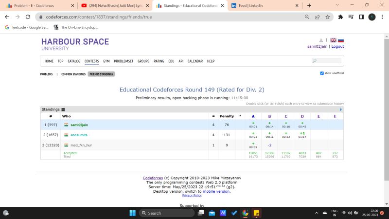 Saiyam Jain on LinkedIn: #cpp #dsa #interviewprep #leetcode #achivement ... Saiyam Jain on LinkedIn: #cpp #dsa #interviewprep #leetcode #achivement ...
