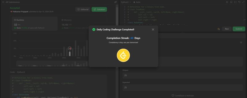Hetkumar Prajapati on LinkedIn: #100daysofcodingchallenge #leetcode # ... Hetkumar Prajapati on LinkedIn: #100daysofcodingchallenge #leetcode # ...