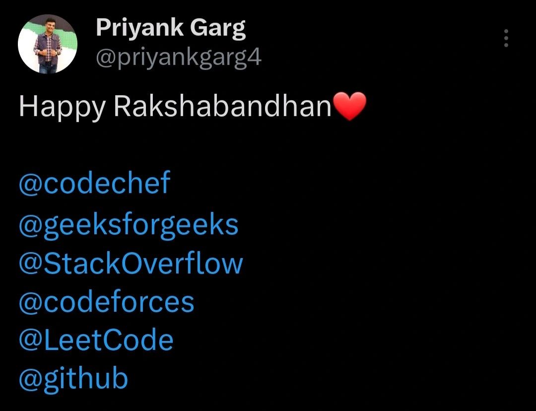 Priyank Garg on LinkedIn: #codechef #codeforces #leetcode #github # ... Priyank Garg on LinkedIn: #codechef #codeforces #leetcode #github # ...